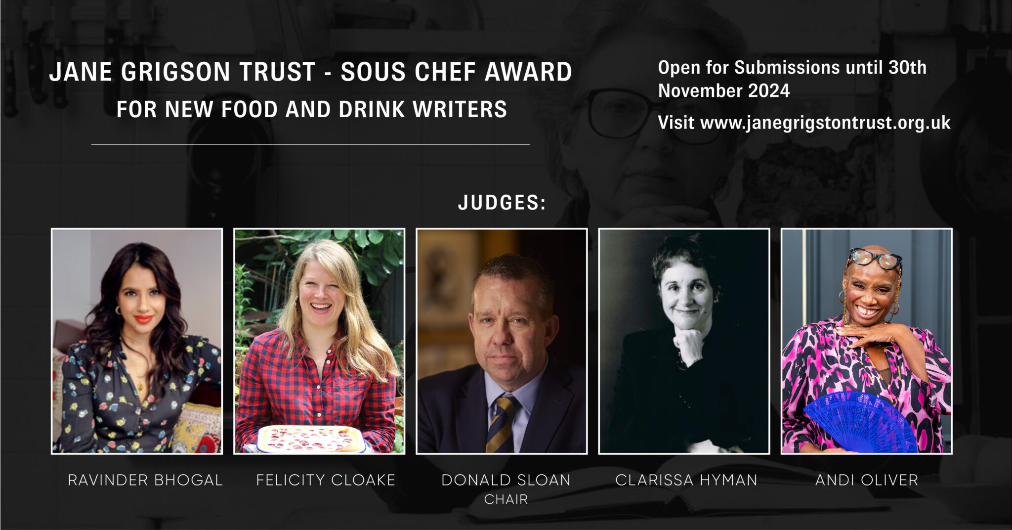 2025 Jane Grigson Trust – Sous Chef award for new food and drink ...